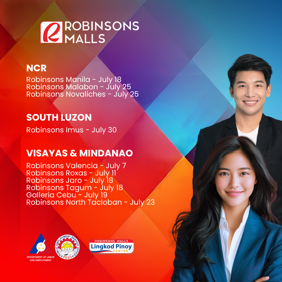 July Job Fair at Robinsons Malls | Robinsons Malls